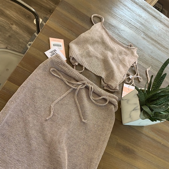 Tiger Mist | Skirts | Tiger Mist Xs Shimmer Two Piece Set | Poshmark